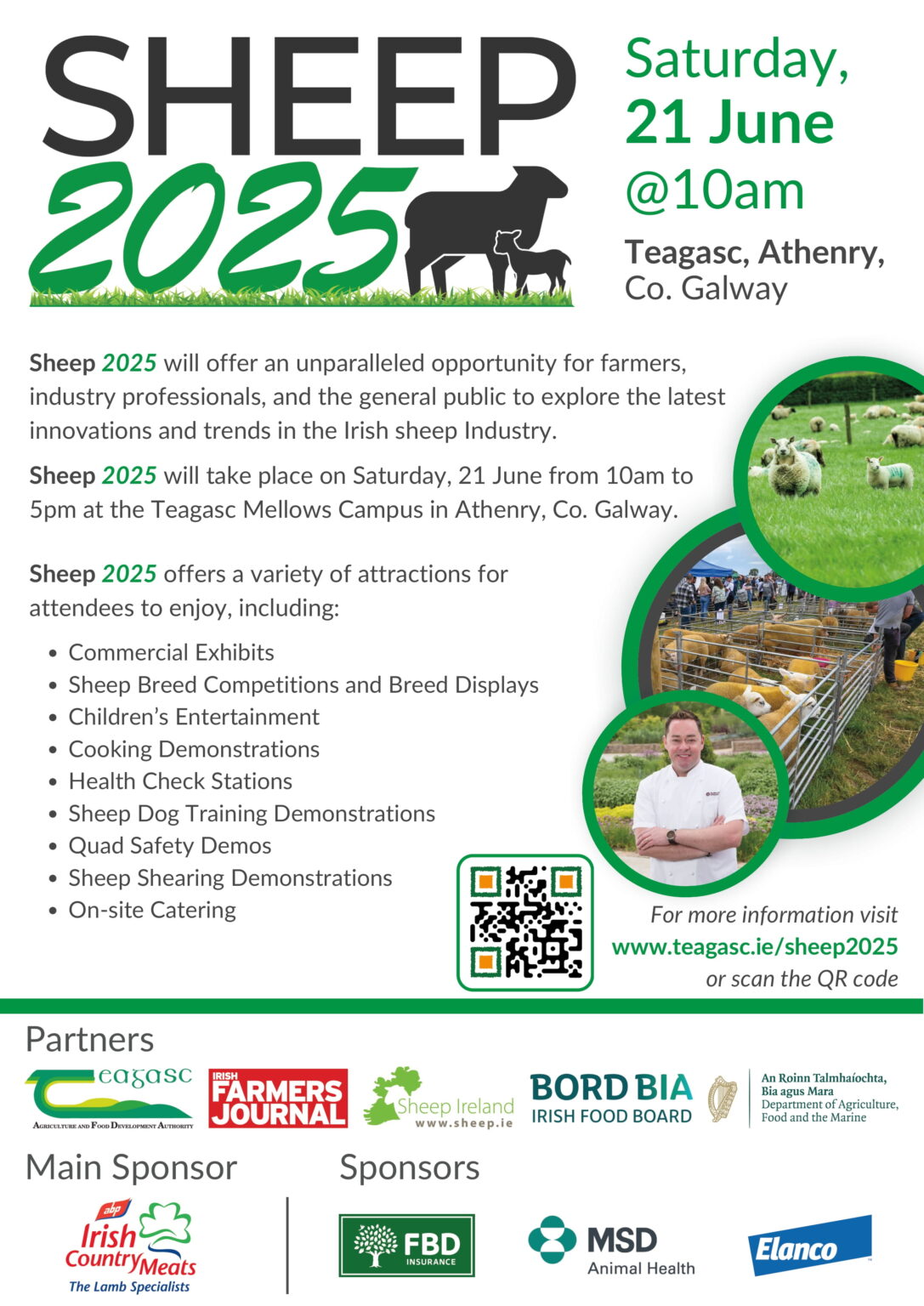 Sheep 2025 Open Day - 21st June at Teagasc Mellows Campus, Athenry - Sheep Ireland